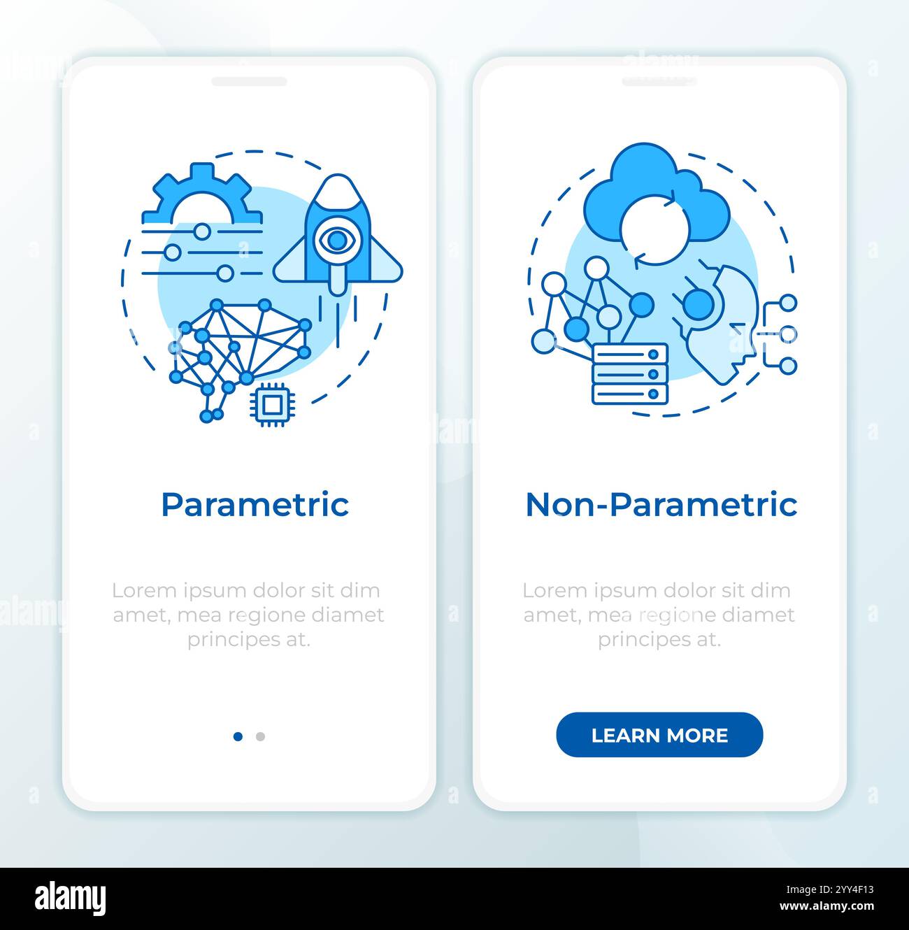Analysis statistical data smartphone Stock Vector Images - Alamy