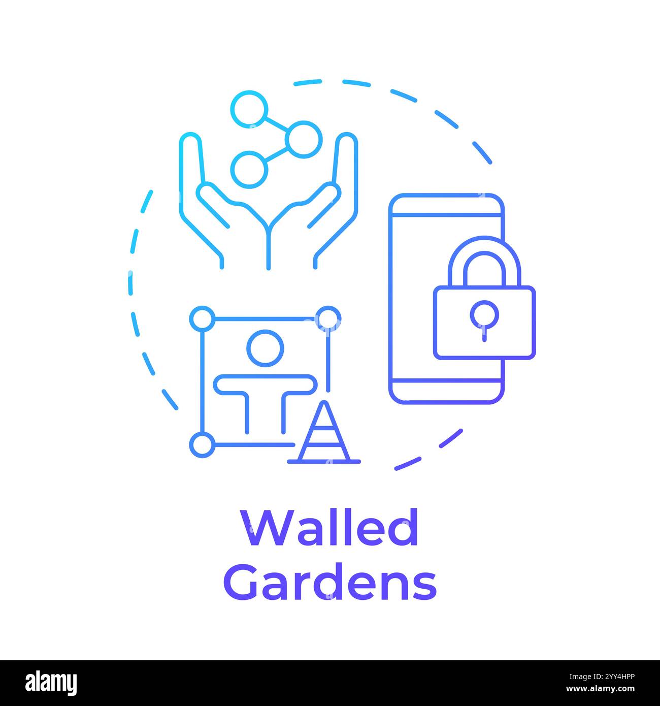 Walled gardens Stock Vector Images - Alamy