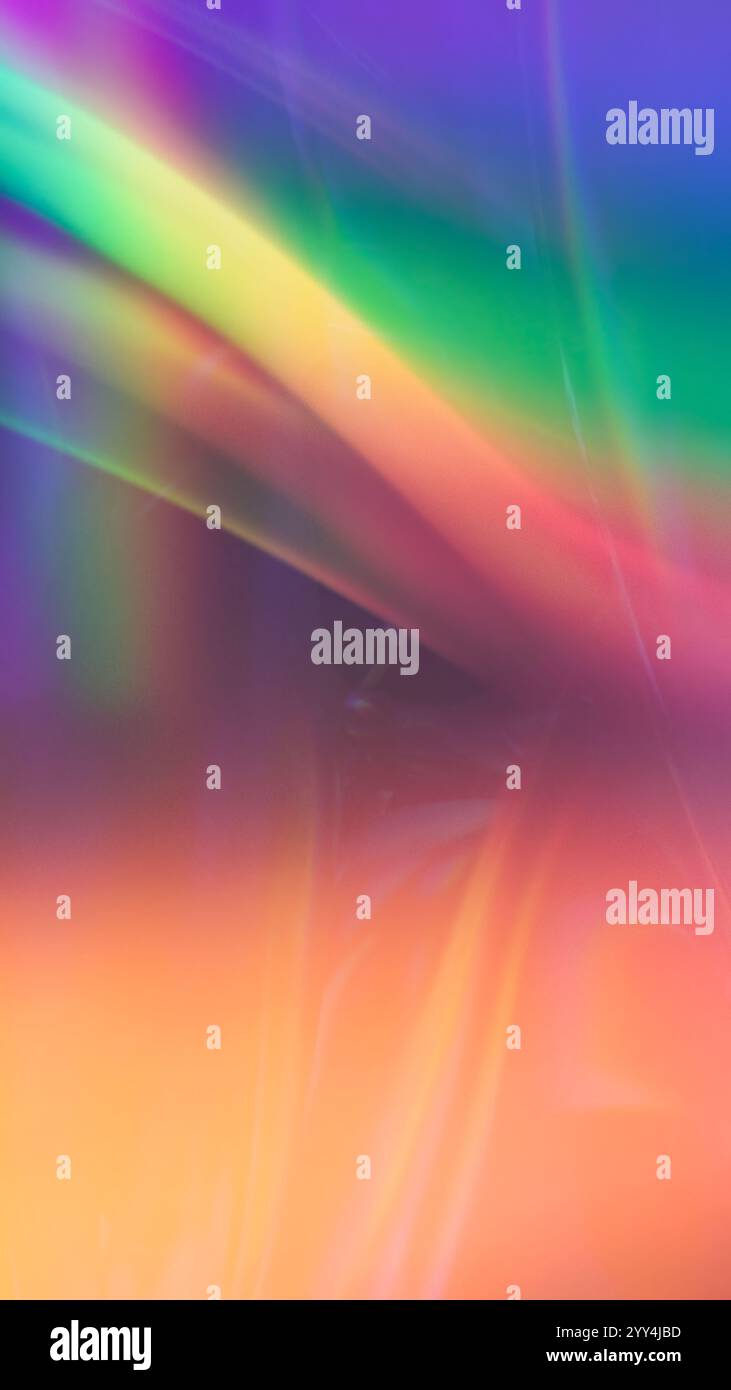 Abstract 3D neon light rays with vivid color gradients and beautiful ...