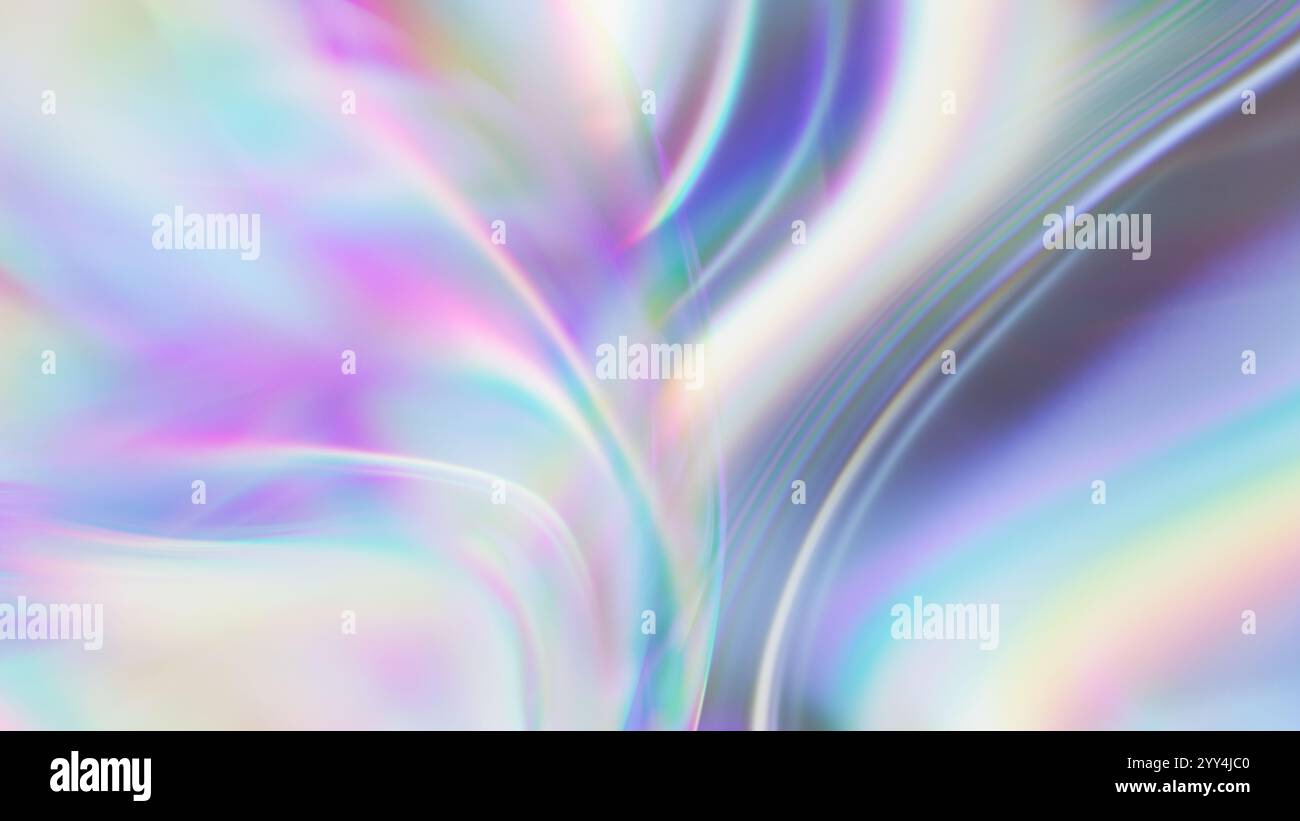 Enchanting 3D render of neon light curves and waves with a mesmerizing ...