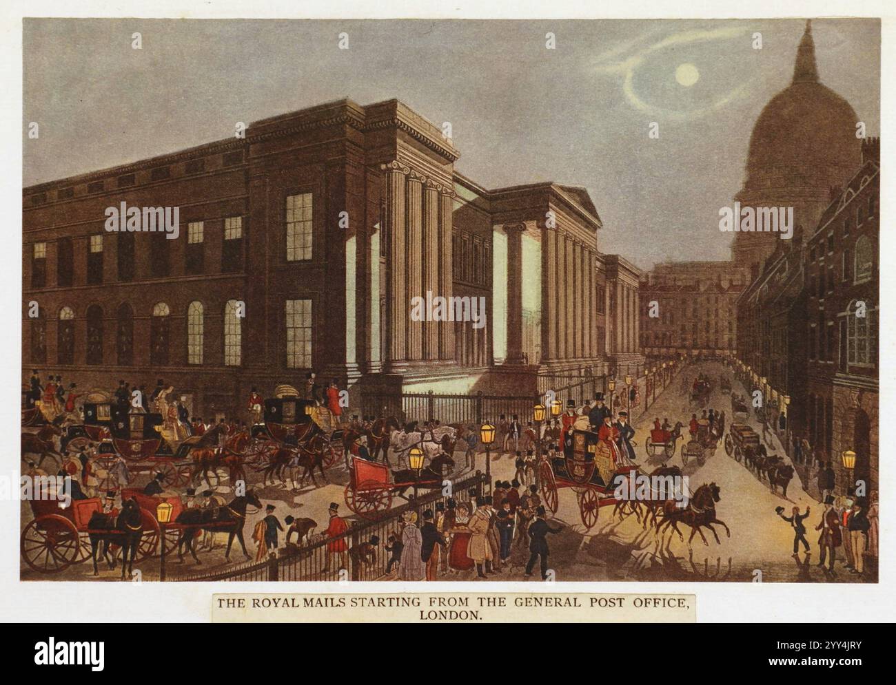 The Royal Mails Starting from the General Post Office London, Vintage ...