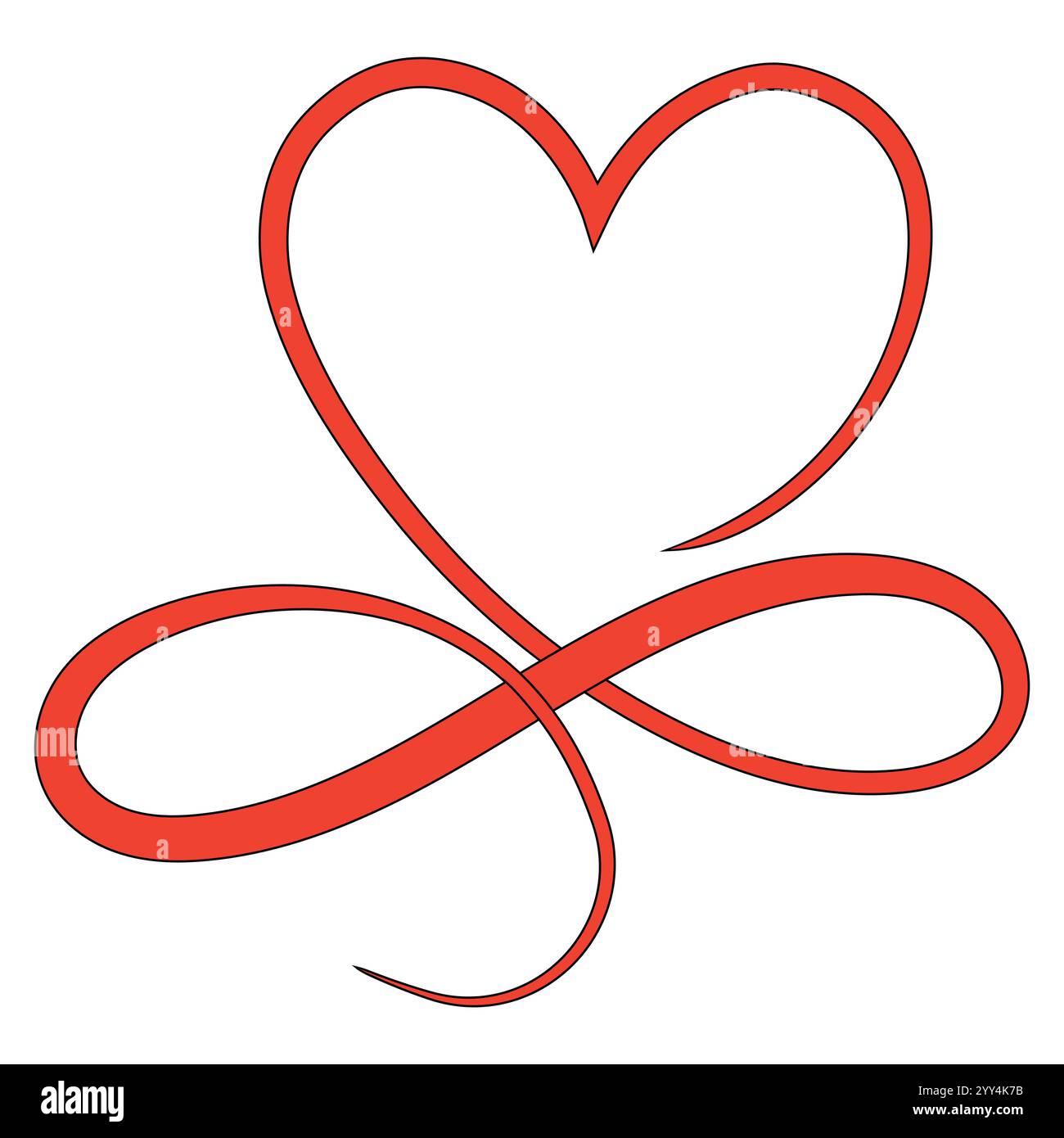 Eternal romance Stock Vector Images - Alamy