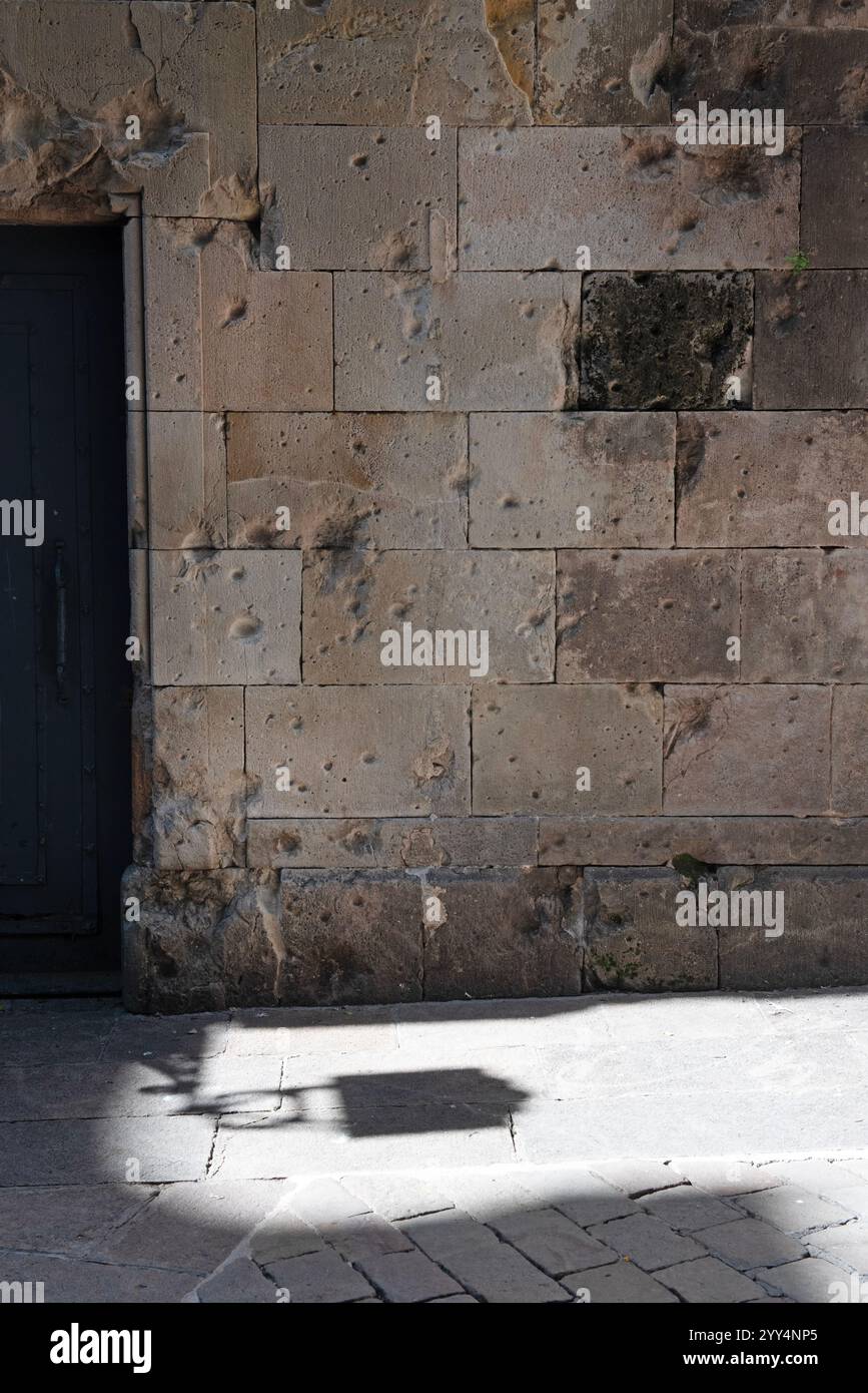 Shrapnel marks barcelona hi-res stock photography and images - Alamy