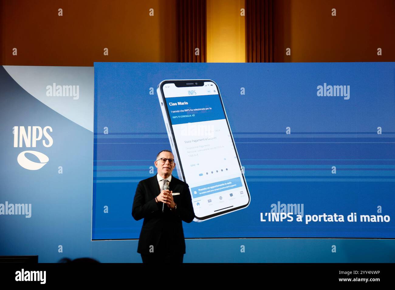 Il presidente Gabriele Fava presenta la nuova versione dell’App Inps ...