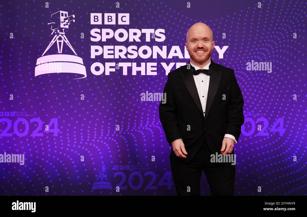 Krysten Coombs arriving for the 2024 BBC Sports Personality of the Year ...