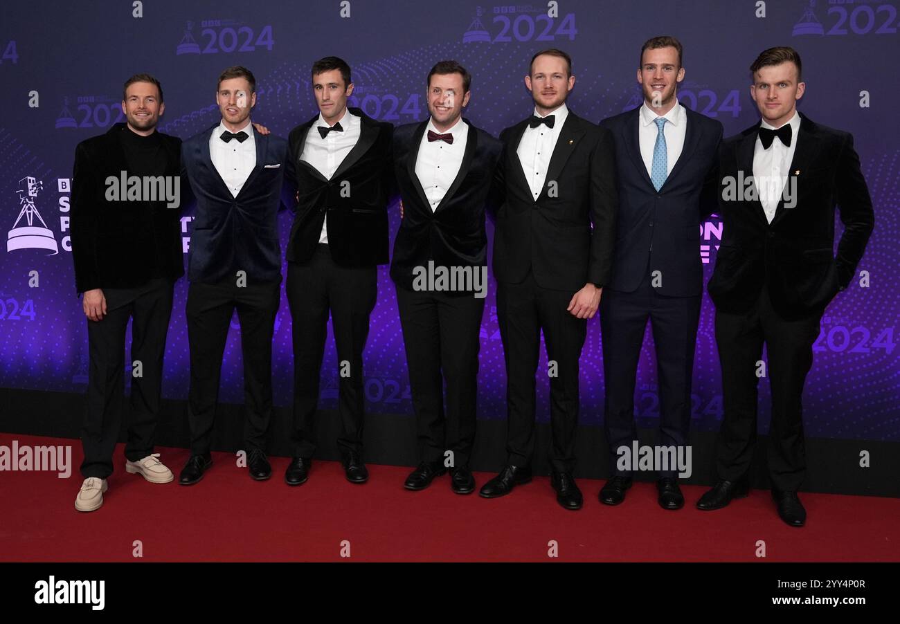 (left to right) Tom Ford, Rory Gibbs, Sholto Carnegie, Jacob Dawson ...