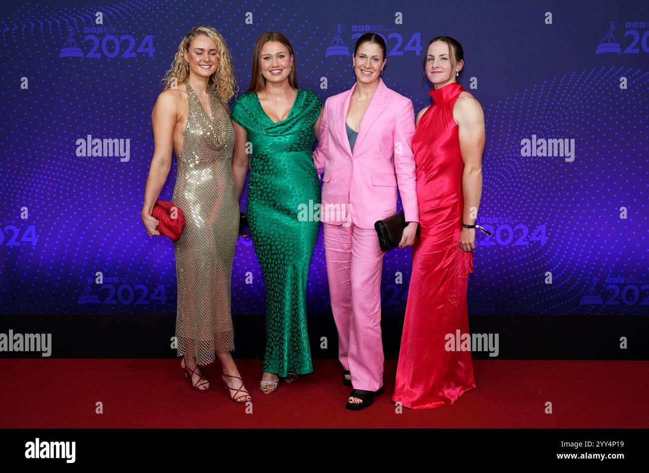 (left to right) Hannah Scott, Lola Anderson, Georgina Brayshaw and ...