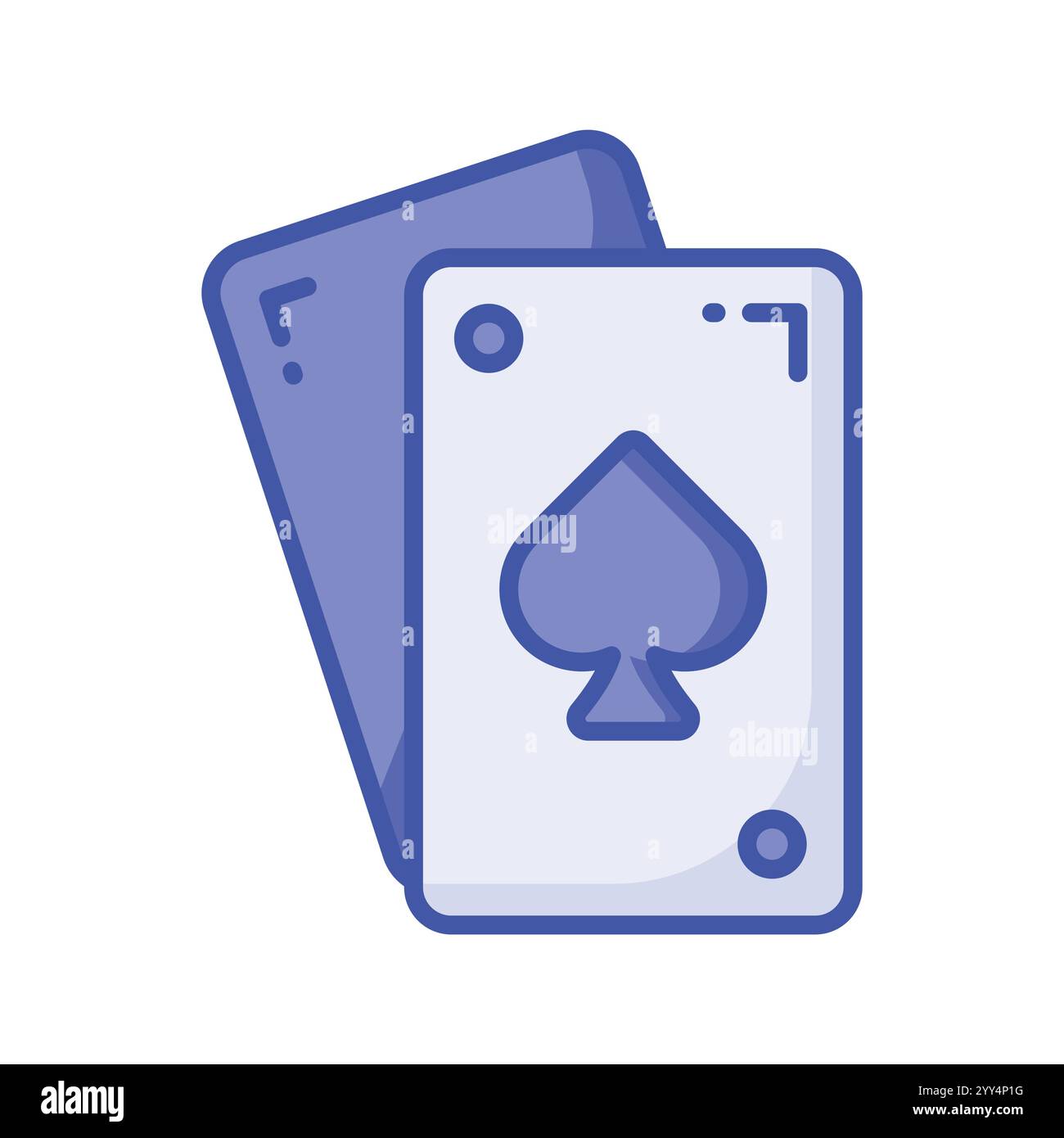 Check this beautifully designed icon of playing cards in trendy style ...