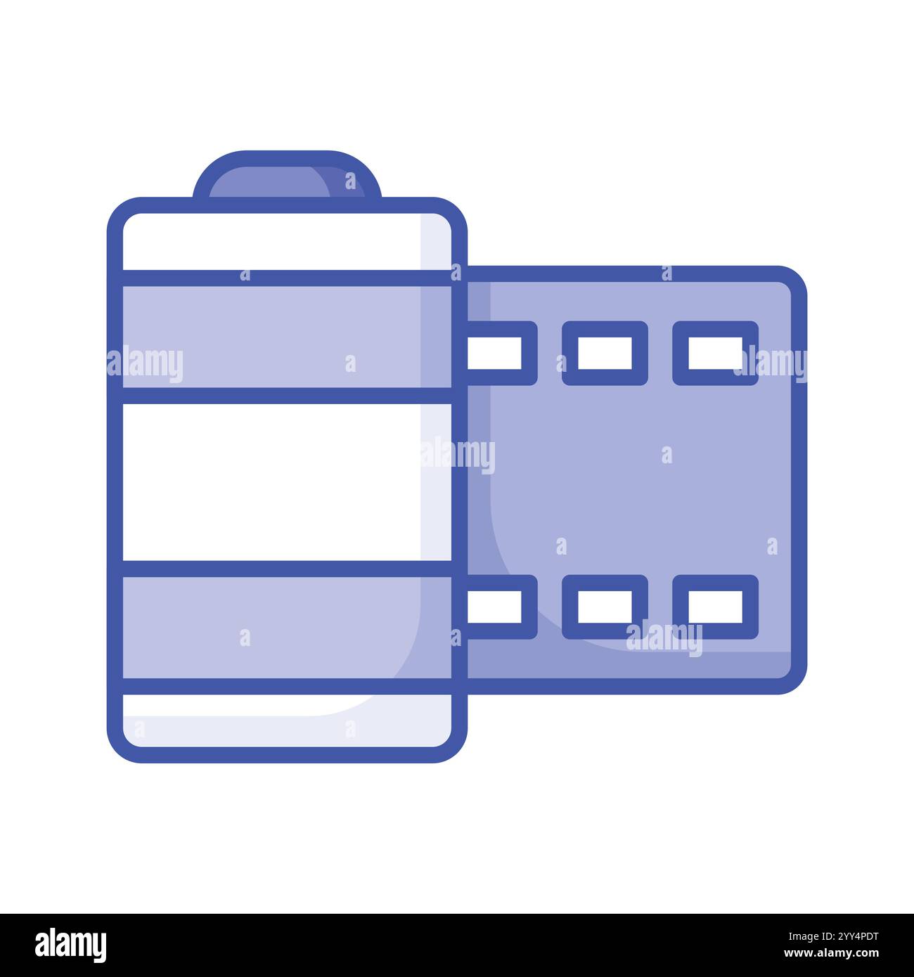 Customizable icon of film roll, movie making accessory Stock Vector ...
