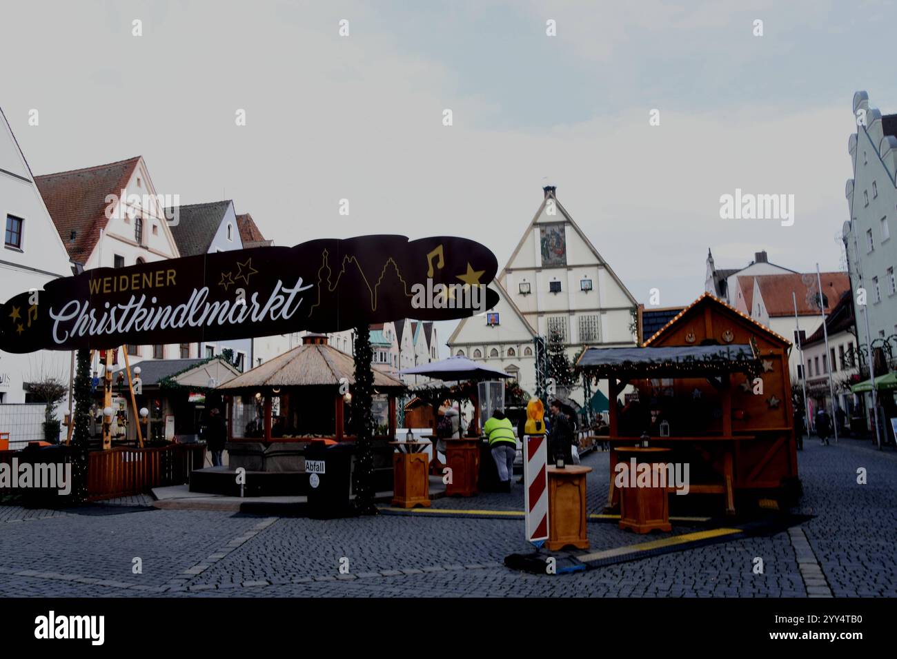 Christkindl Markt Eingang Weiden Opf 18.12.2024 Rathausplatz Weidener ...
