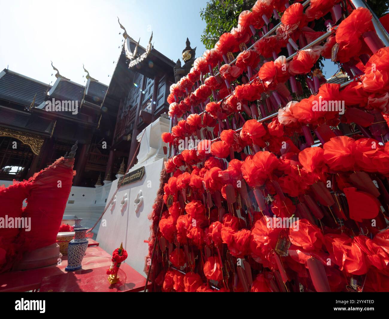 CHIANG MAI THAILAND, 19 DECEMBER 2024 : Wat Pa Daed is the enshrinement ...