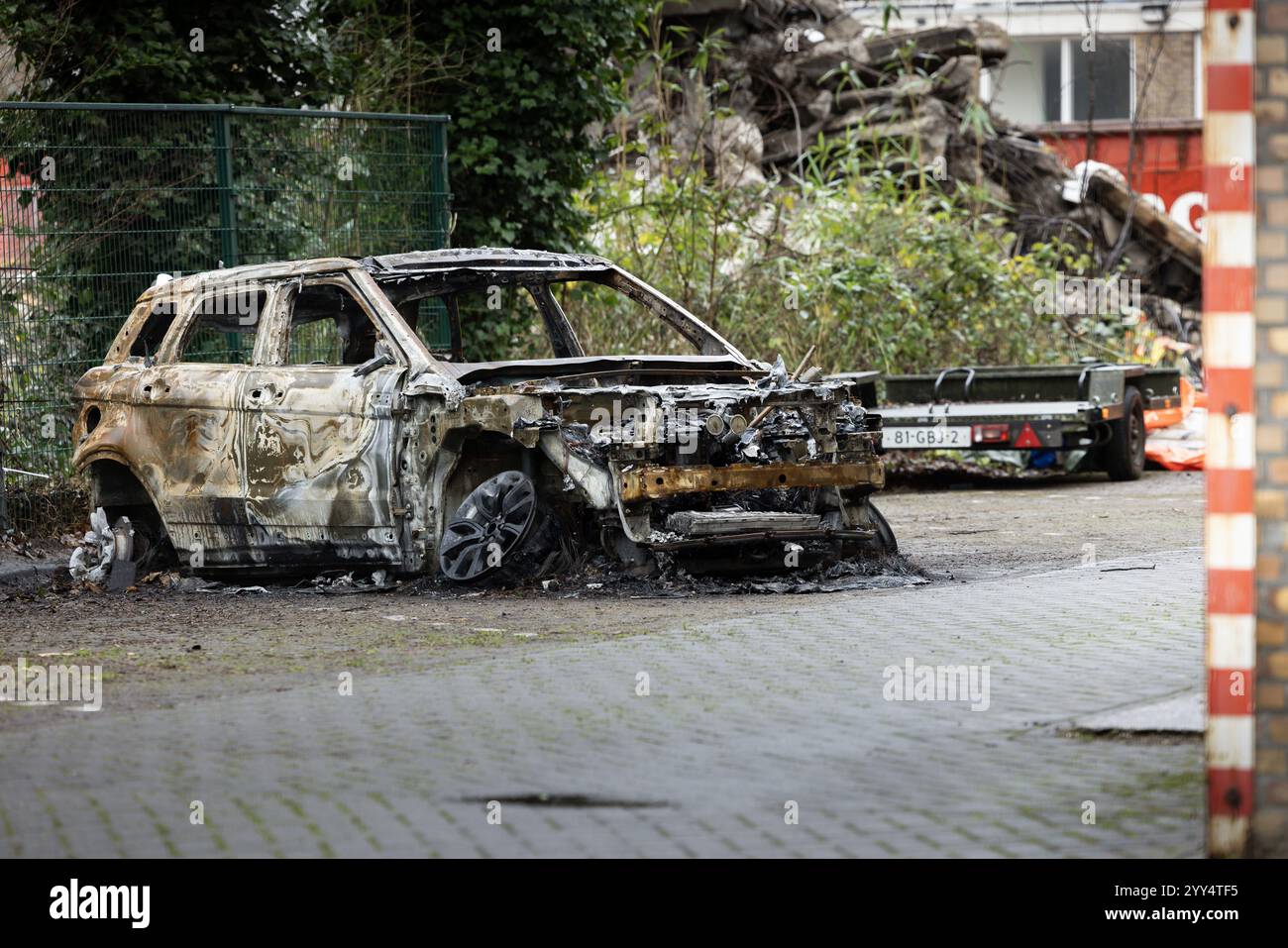 DEN HAAG - Hague's Tarwekamp, days after the explosions. Six people ...
