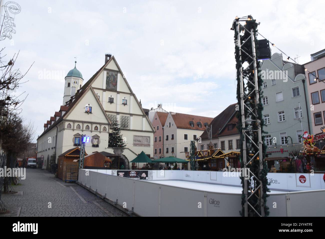 Eislaufbahn Altes Rathaus Weiden Opf 18.12.2024 Rathausplatz Weidener ...
