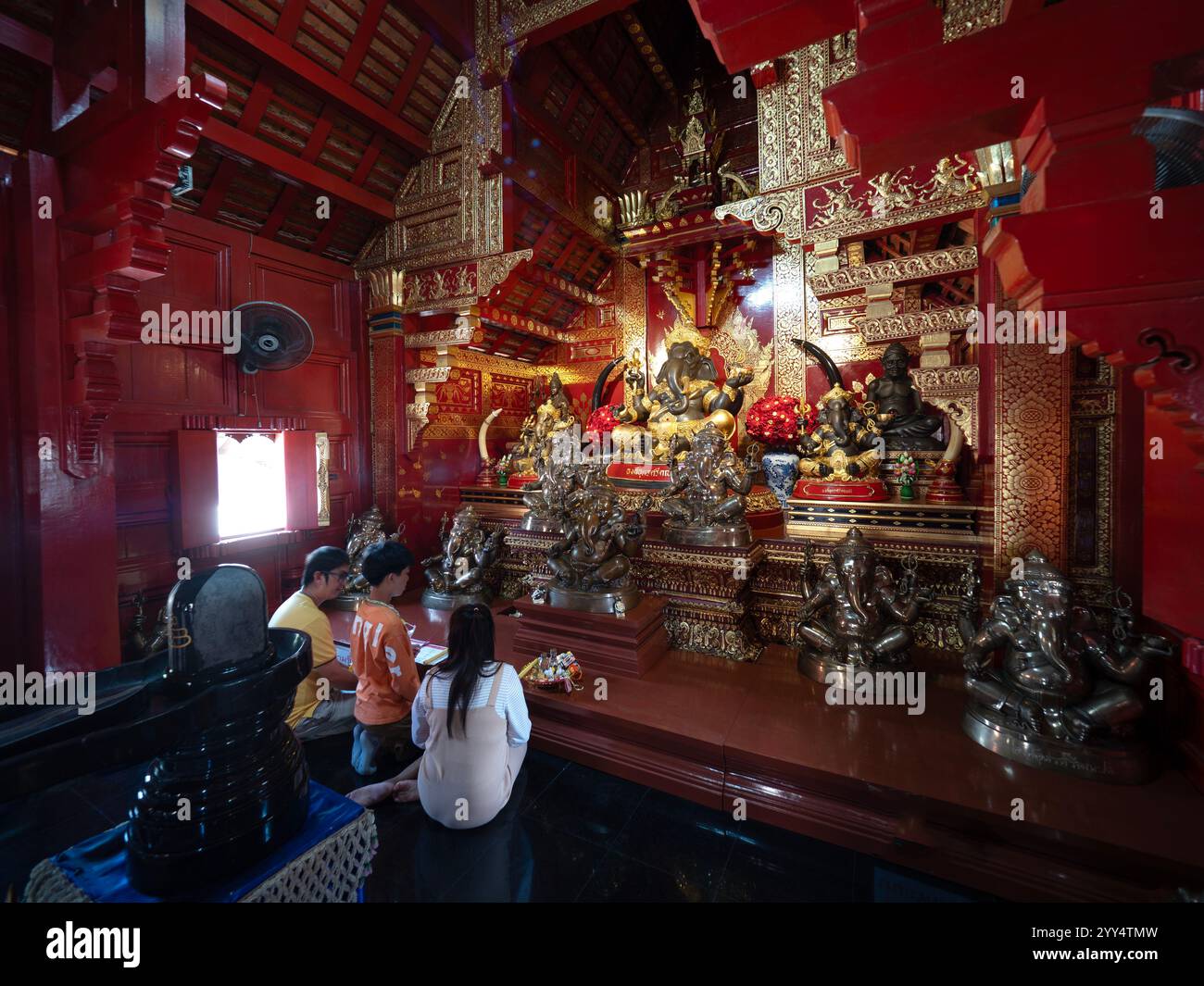 CHIANG MAI THAILAND, 19 DECEMBER 2024 : Wat Pa Daed is the enshrinement ...