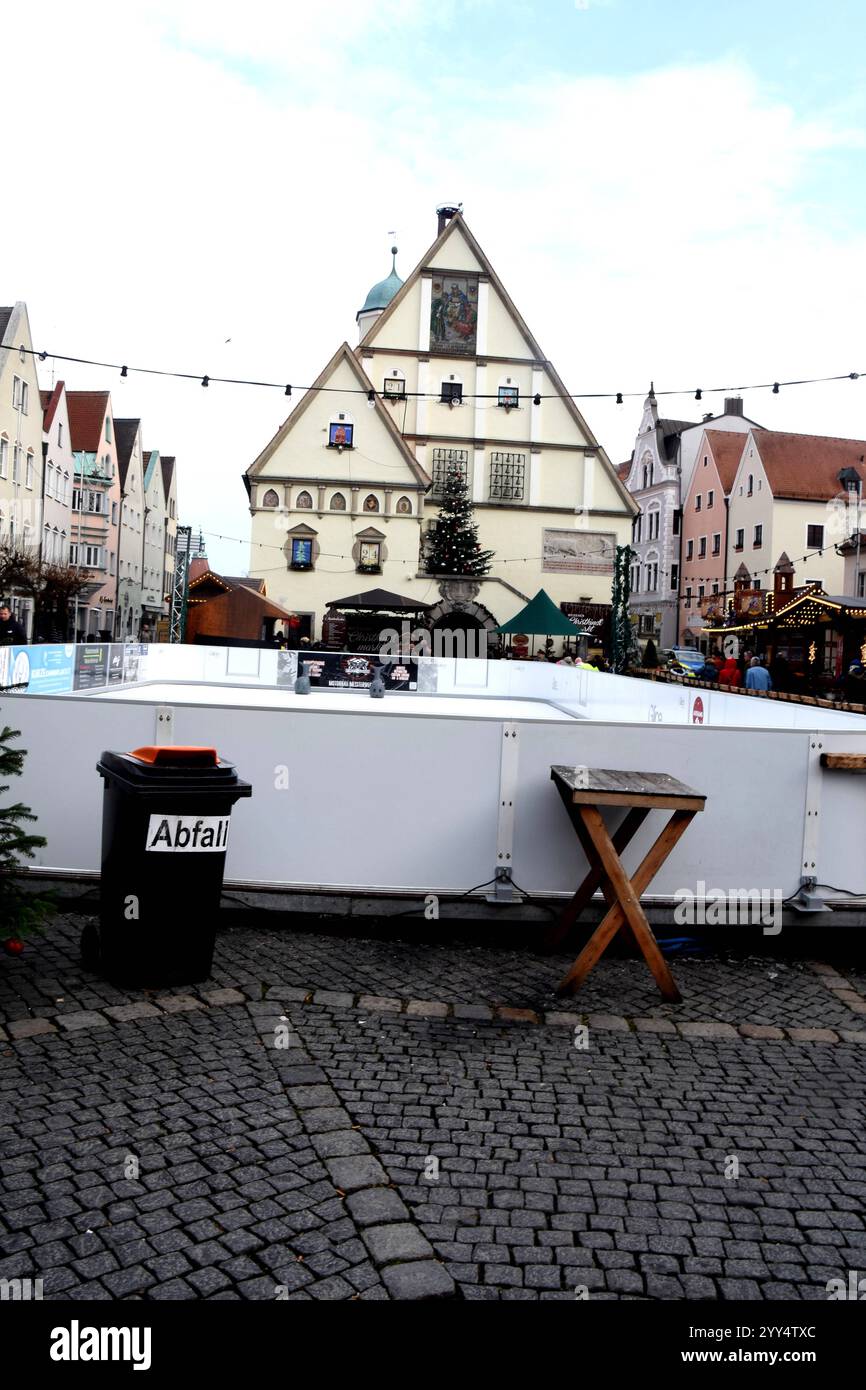 Eislaufbahn Altes Rathaus Weiden Opf 18.12.2024 Rathausplatz Weidener ...