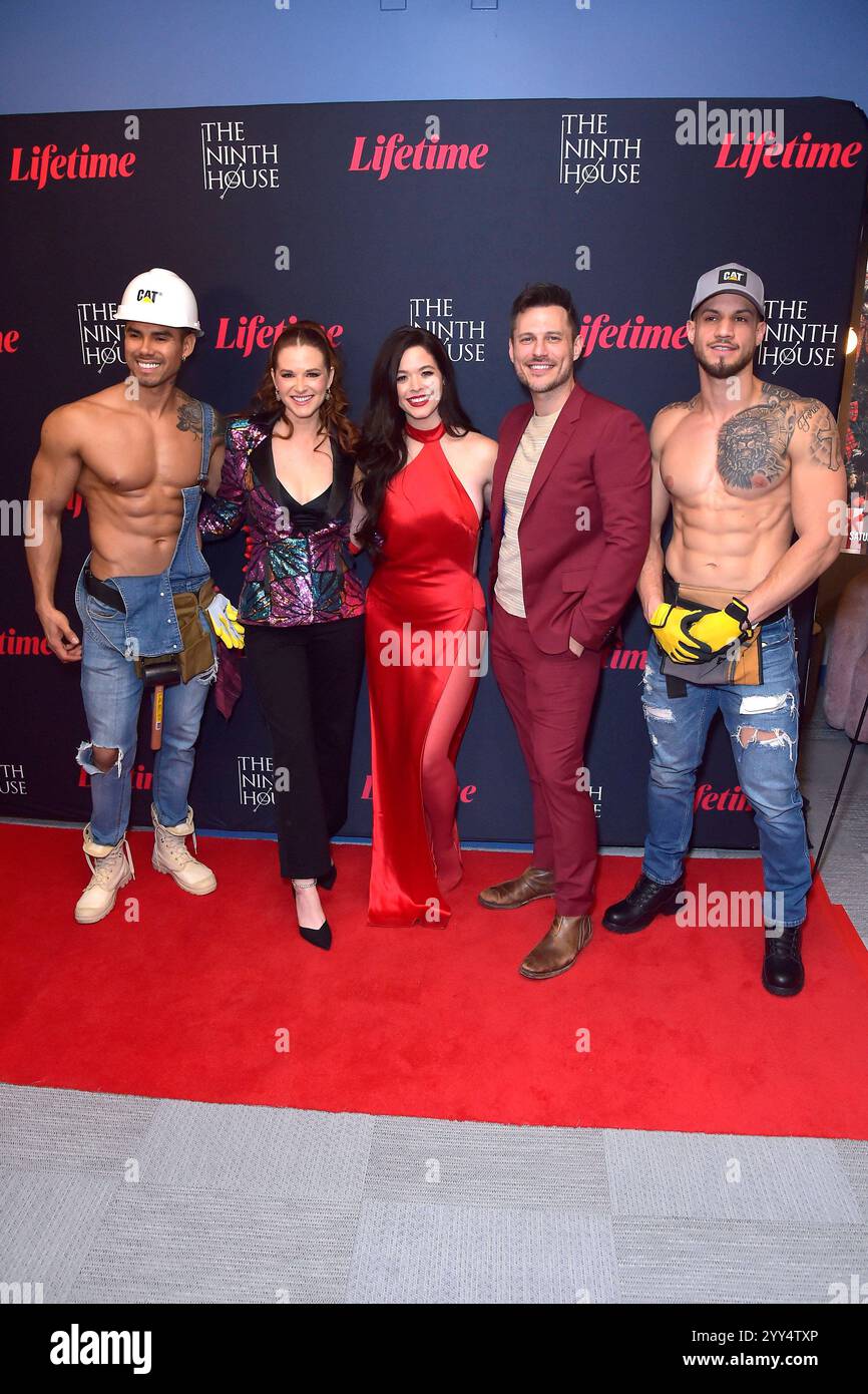 Sarah Drew, Sasha Pieterse und Jake Helgren beim Screening des Lifetime ...