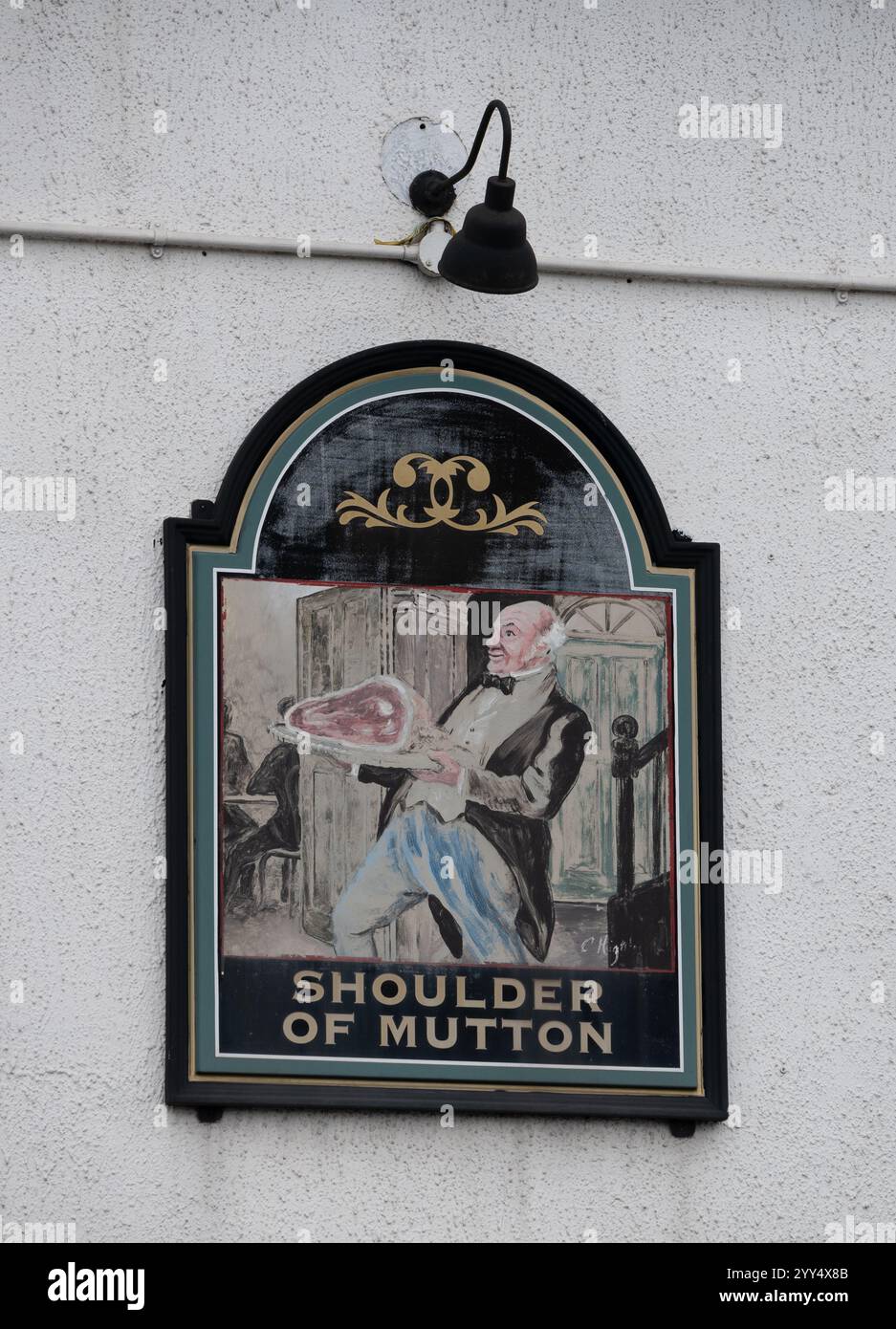 The Shoulder of Mutton pub sign, Blackheath, West Midlands, England, UK ...
