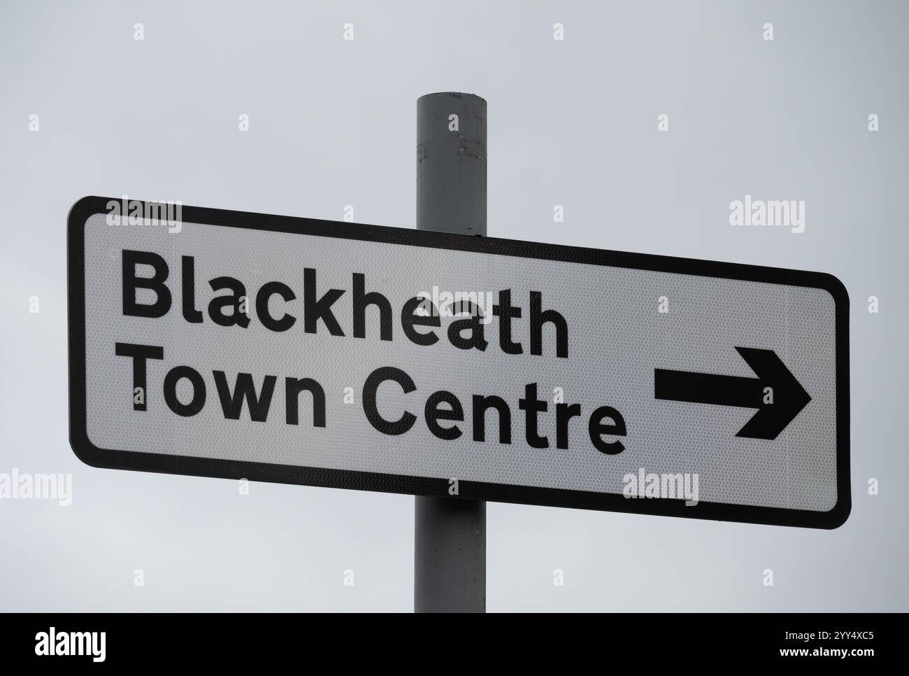 Blackheath Town Centre sign, West Midlands, England, UK Stock Photo - Alamy