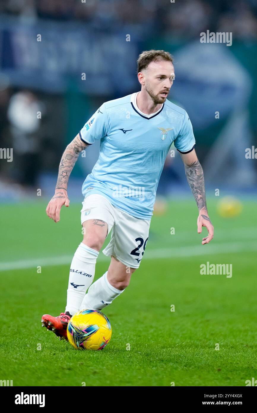 Rome, Italy. 16th Dec, 2024. Manuel Lazzari of SS Lazio during the Serie A Enilive match between ...