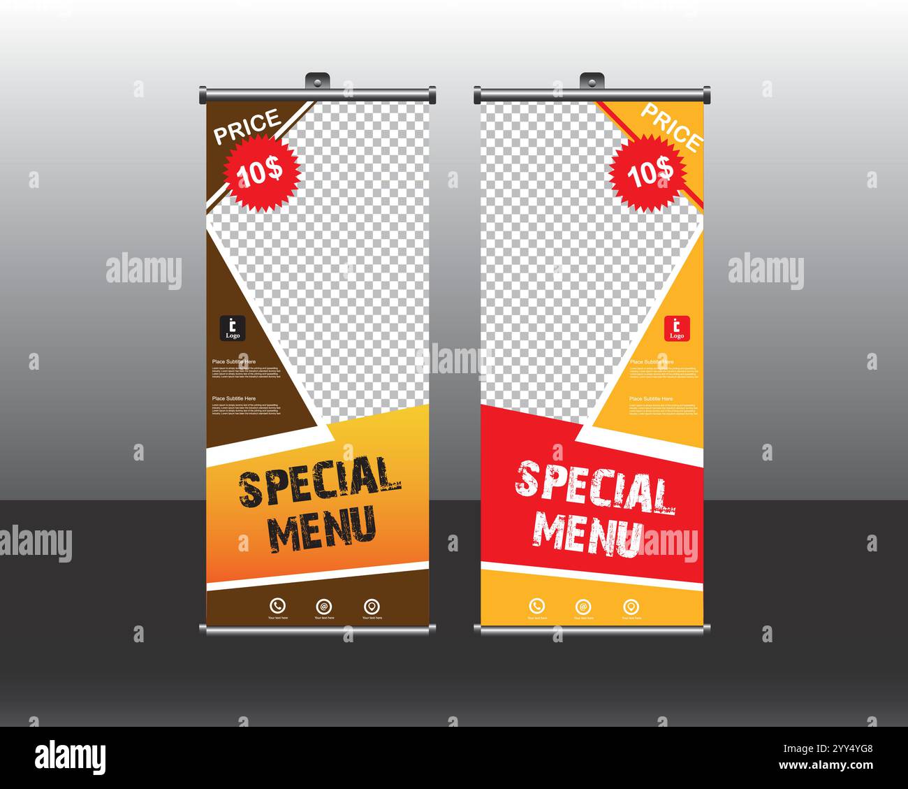 Roll up banner design, Roll up brochure flyer banner design template ...