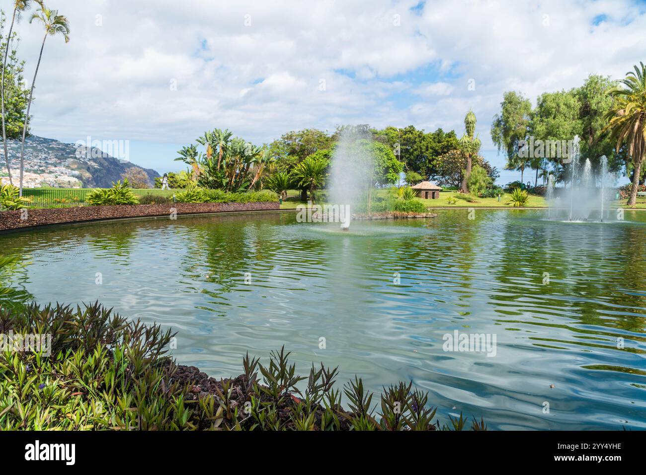 Fountains in Parque de Santa Catarina (St Catarina Park) Funchal ...