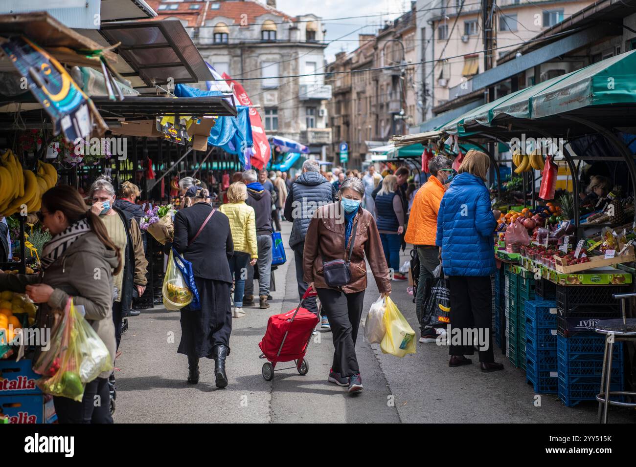 Open air street stand hi-res stock photography and images - Alamy