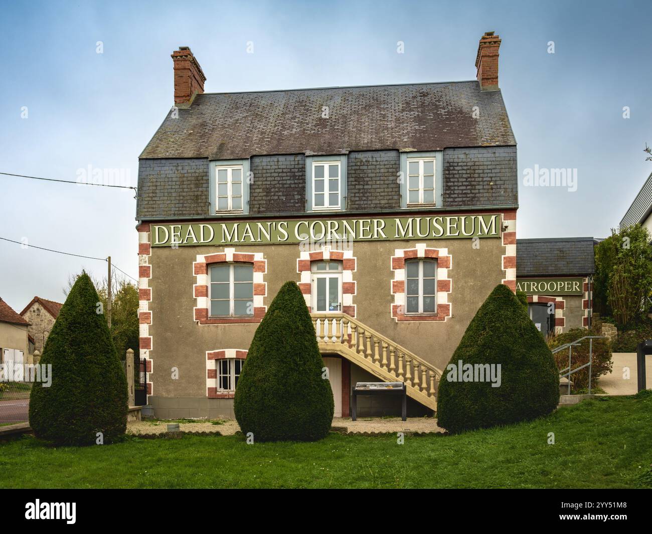 Dead Man's Corner Museum, Normandy, France Stock Photo - Alamy
