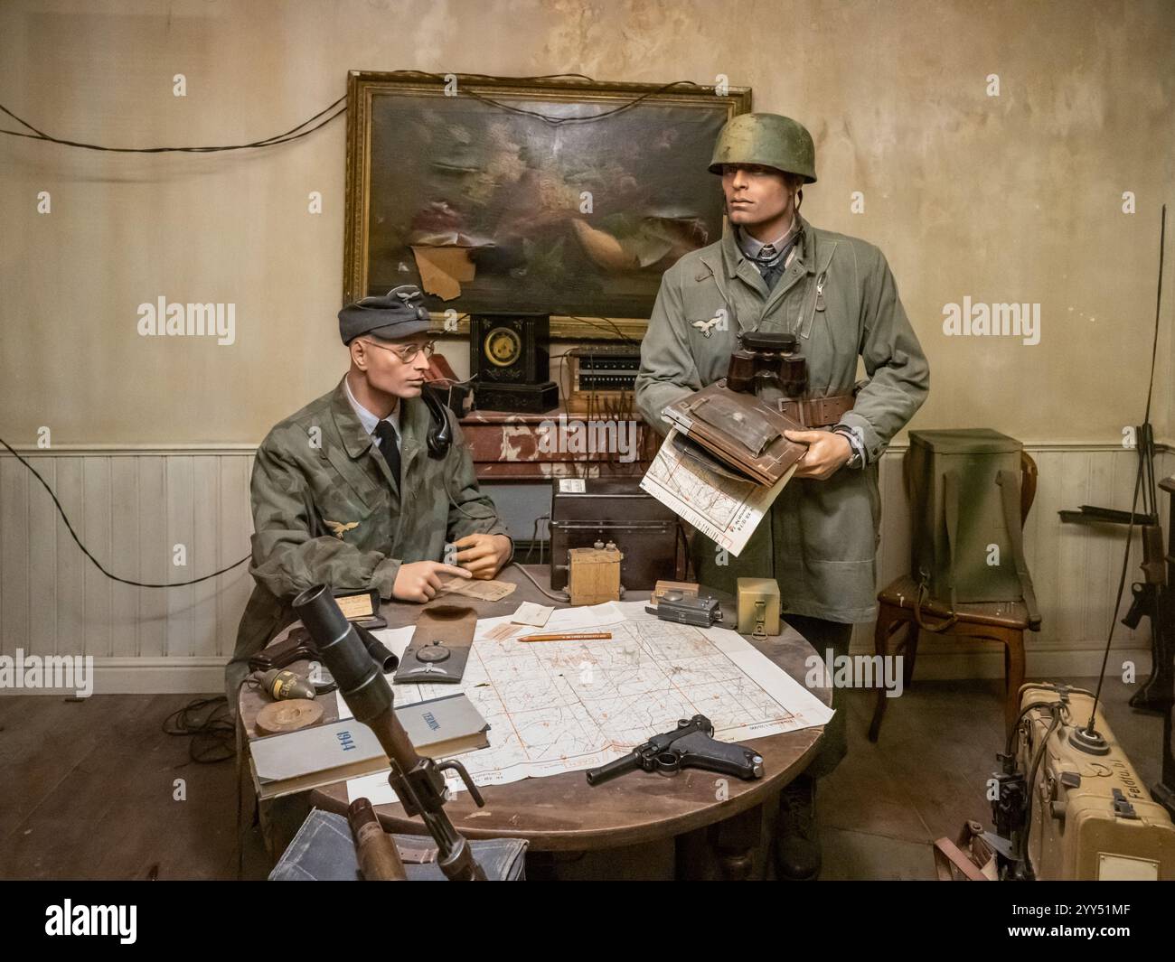 Dead Man's Corner Museum, Normandy, France Stock Photo - Alamy