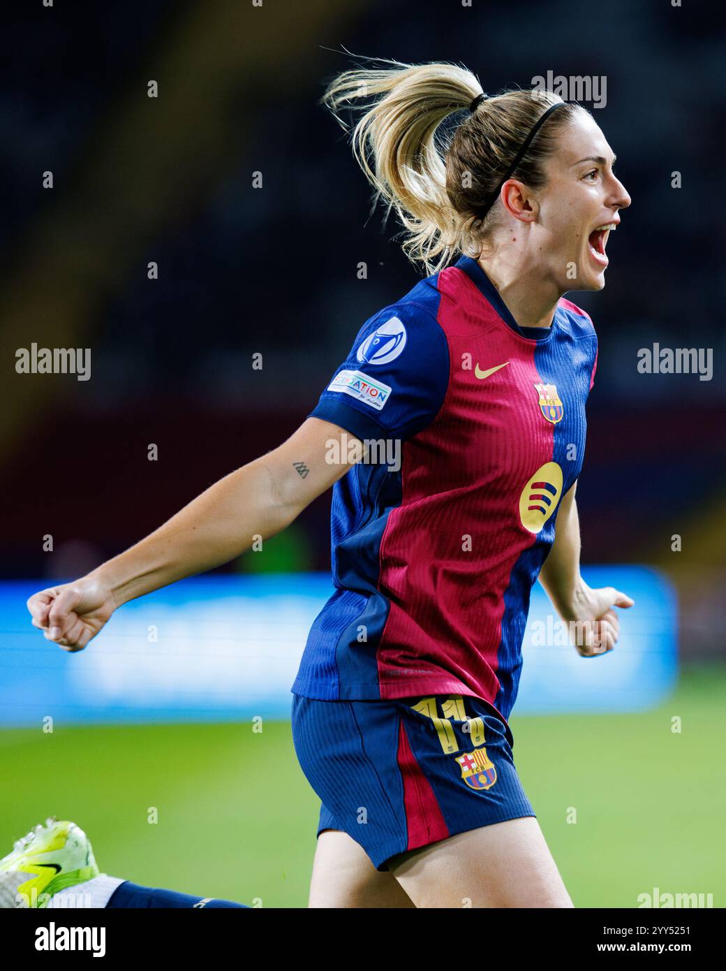 Barcelona, Spain. 18th Dec, 2024. Alexia Putellas celebrates after ...