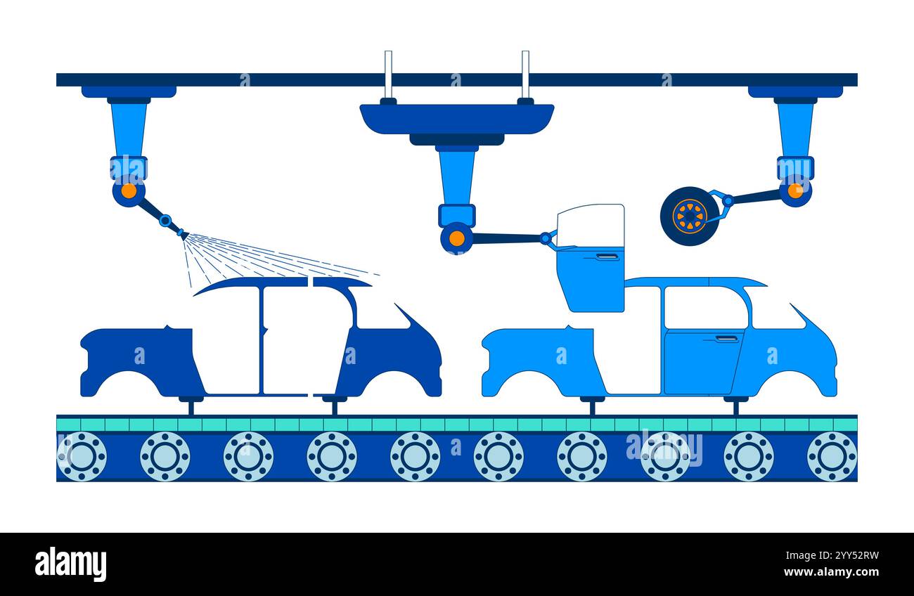 Automotive robotics Stock Vector Images - Alamy