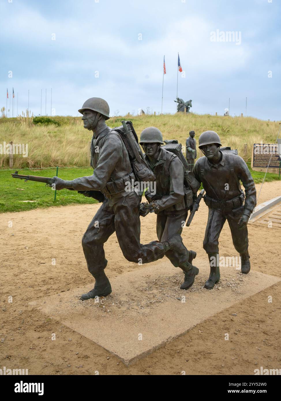 Higgins Boat Monument, Utah Beach, Normandy, France Stock Photo - Alamy