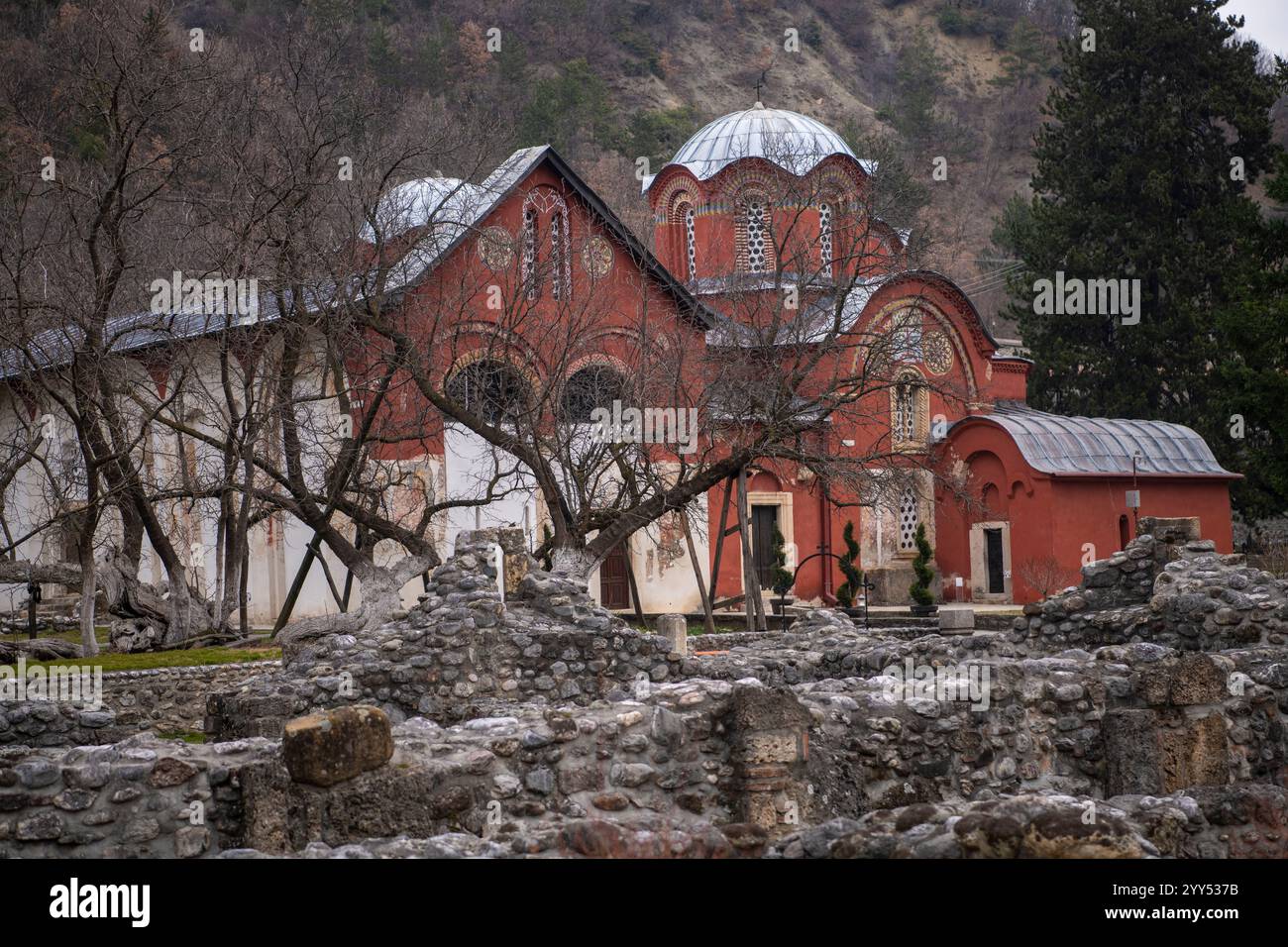 Medieval Monastery and Church Pecka Patrijarsija, main Serbian orthodox ...