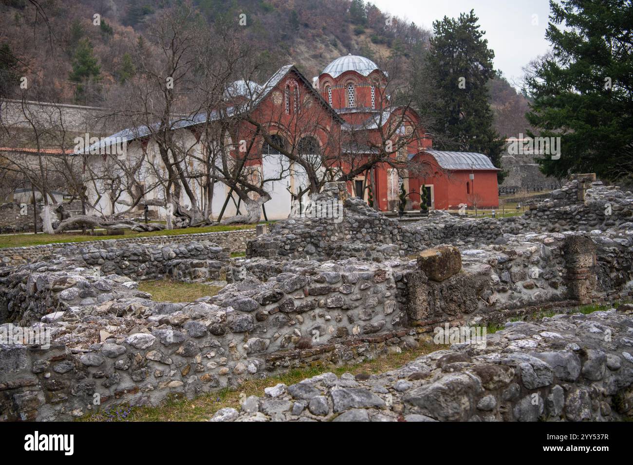 Medieval Monastery and Church Pecka Patrijarsija, main Serbian orthodox ...