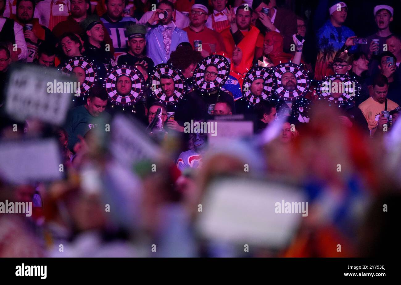 Fans in fancy dress in the crowd on day five of the Paddy Power World ...