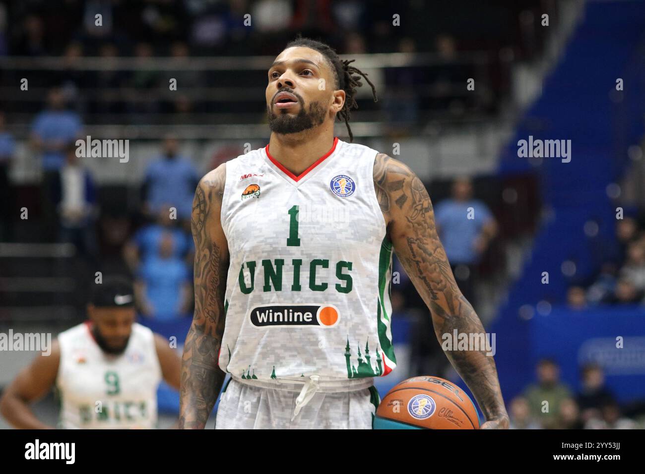 Saint Petersburg, Russia. 18th Dec, 2024. DeVaughn Akoon-Purcell (1) of ...