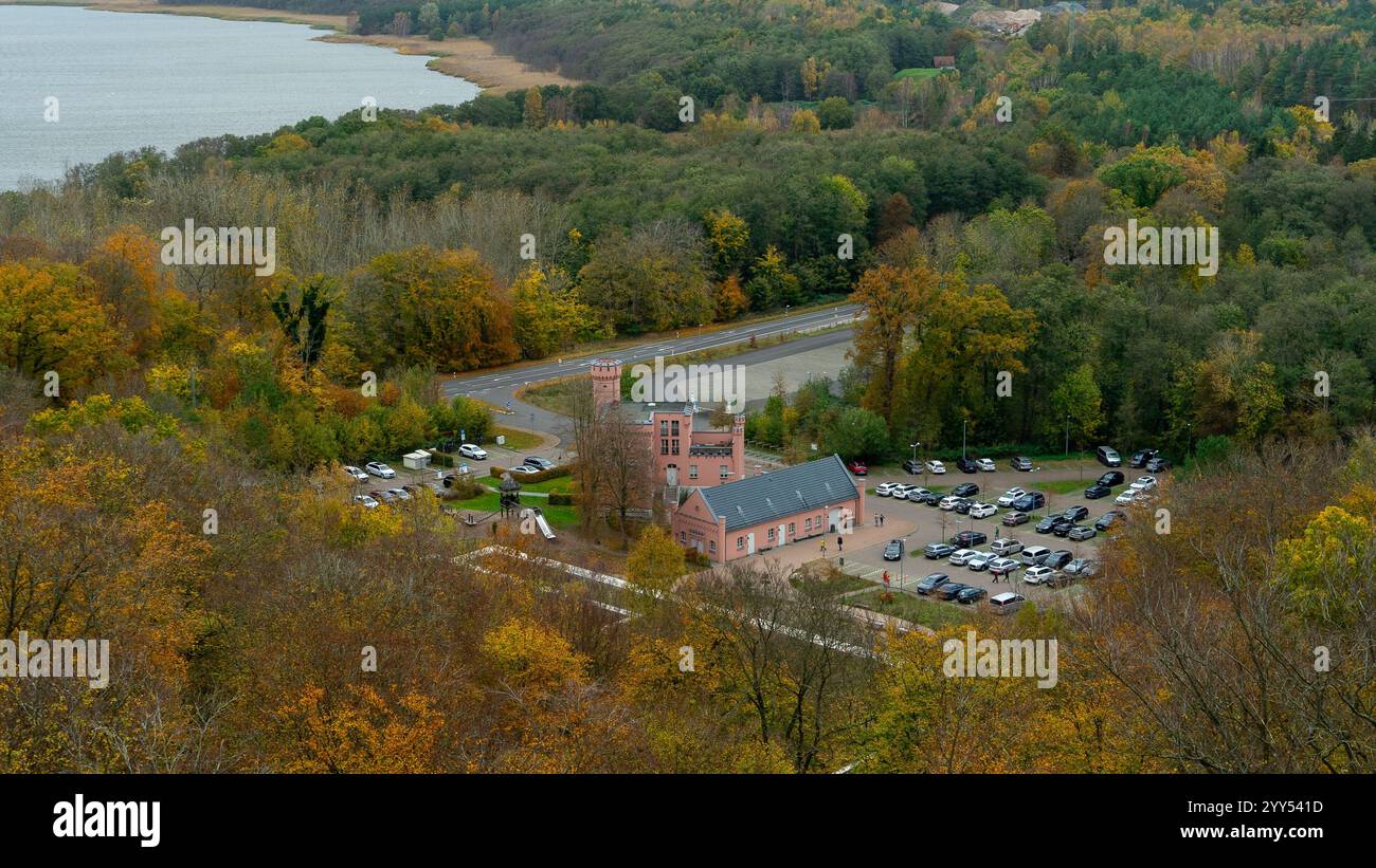 Aerial view of landmark in the island of Rugen Stock Photo - Alamy