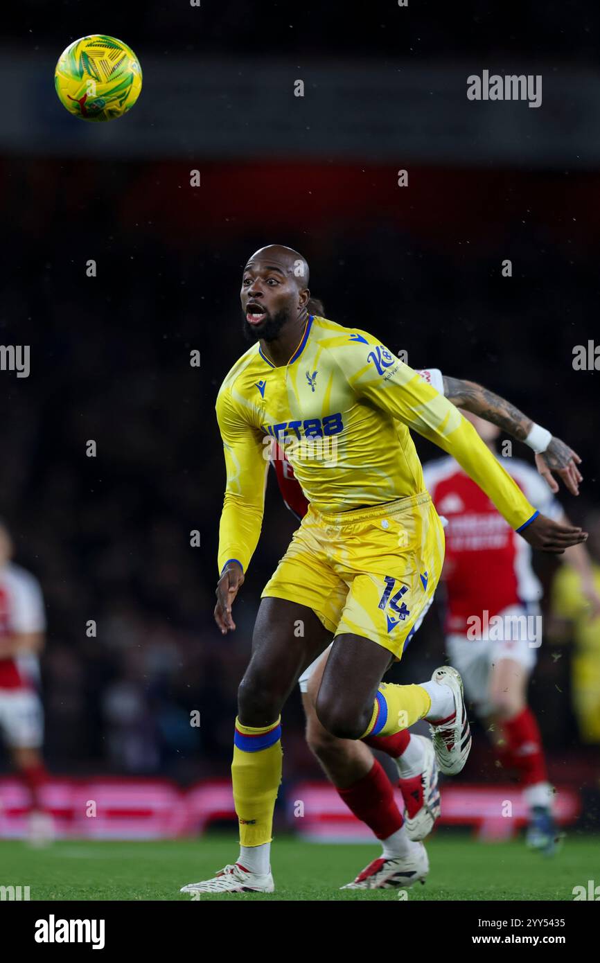 Jean-Philippe Mateta of Crystal Palace on the ball during the Carabao ...