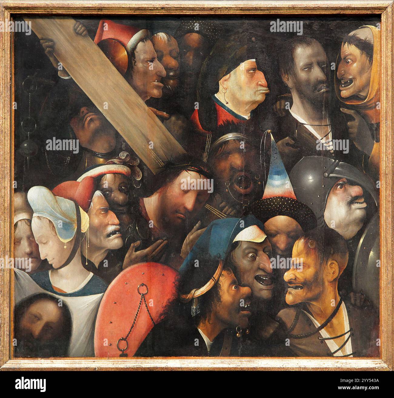 Christ Carrying the Cross by Hieronymus Bosch Jheronimus van Aken (1450-1516 Stock Photo - Alamy