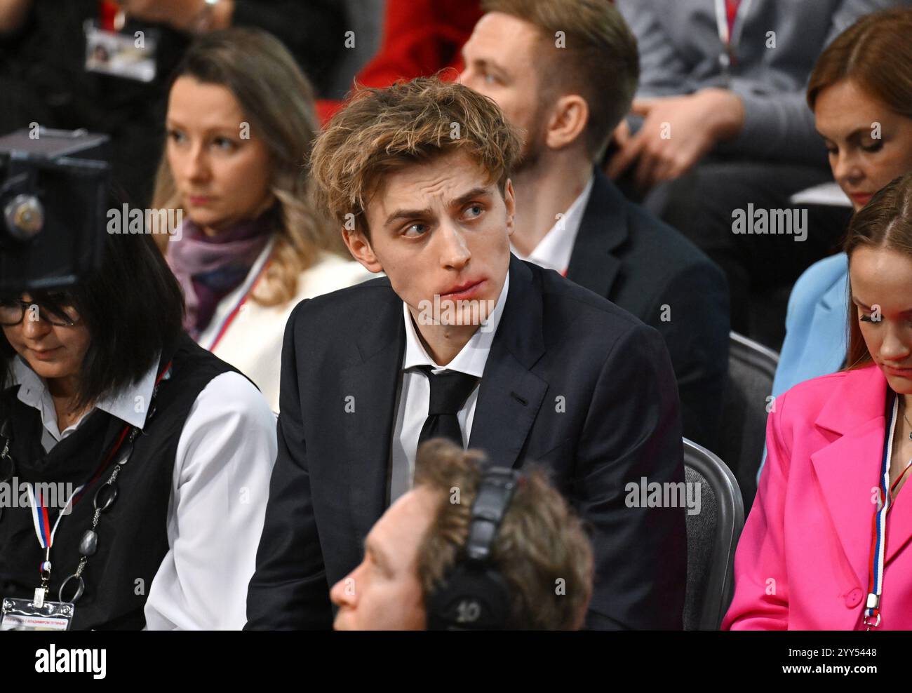 Moscow, Russia. 19th Dec, 2024. Blogger Vlad Bumaga (Vlad A4) at a ...