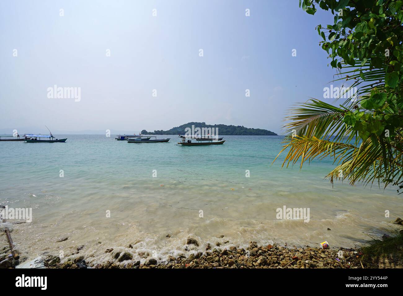 Pantai Mutun Beach, Lampung, Sumatera, Indonesia Stock Photo - Alamy