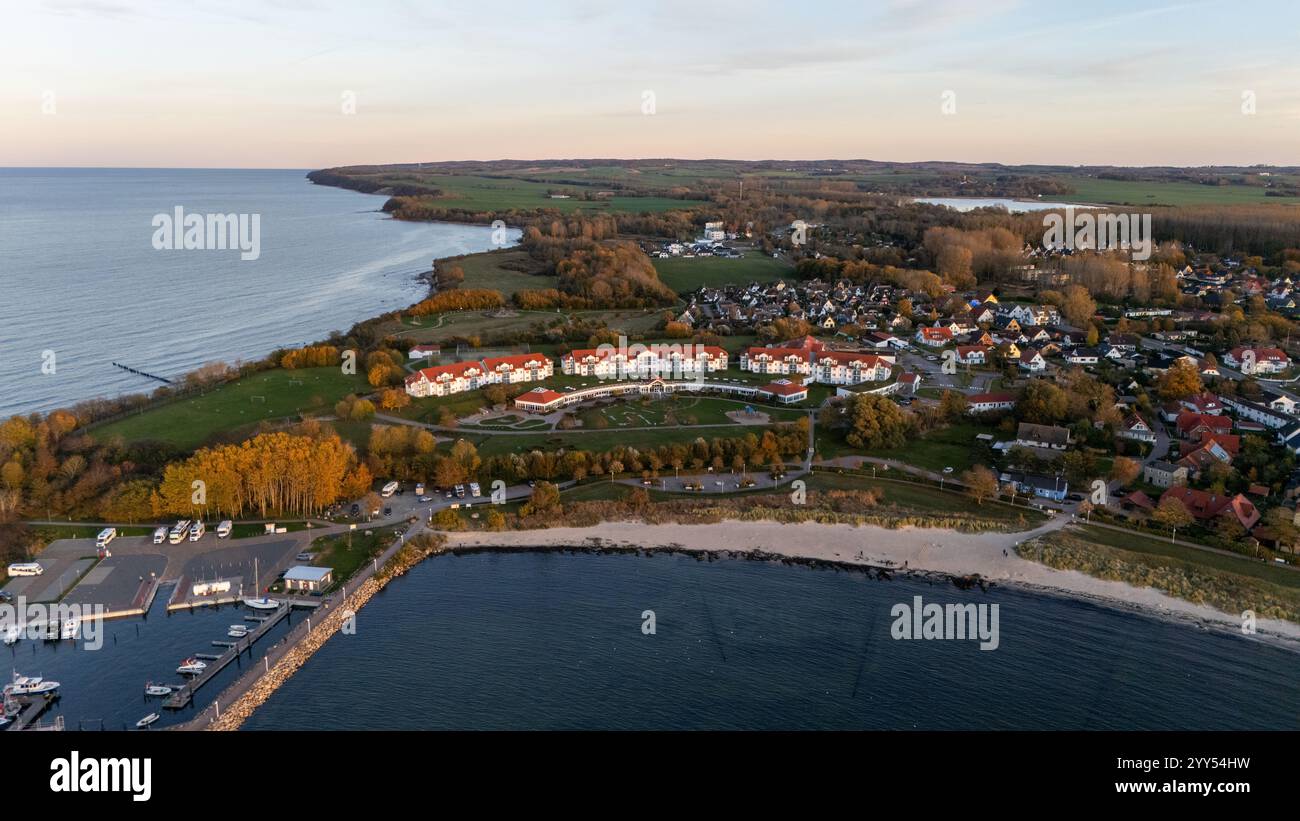 Aerial view of landmark in the island of Rugen Stock Photo - Alamy