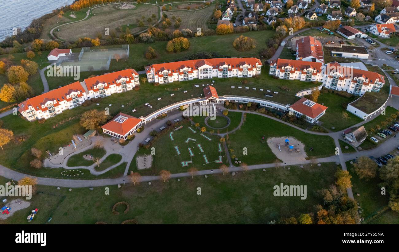 Aerial view of landmark in the island of Rugen Stock Photo - Alamy