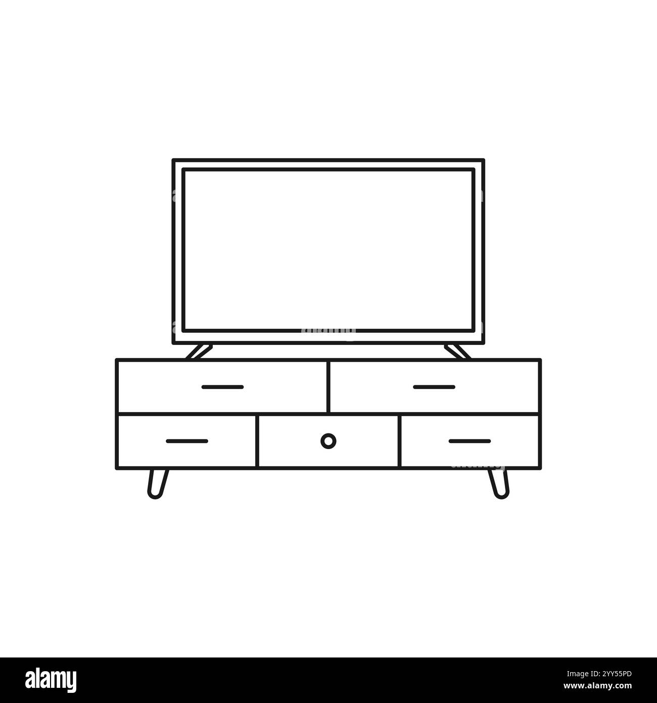 Chair icon for home apps Cut Out Stock Images & Pictures - Alamy