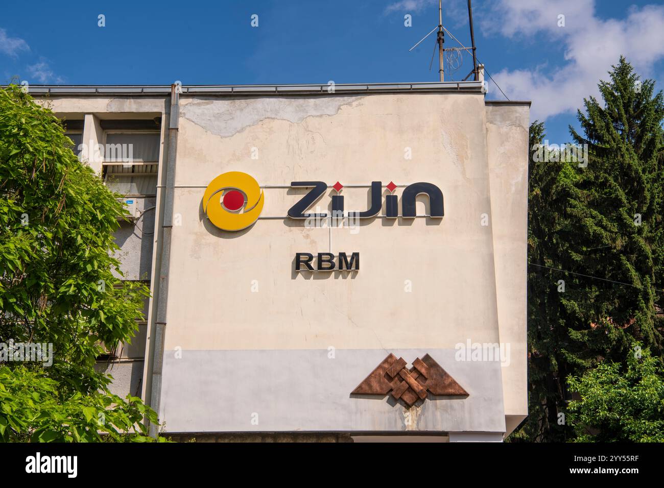 Headquarters of Zijin Bor copper mine and smelting complexOne of the ...