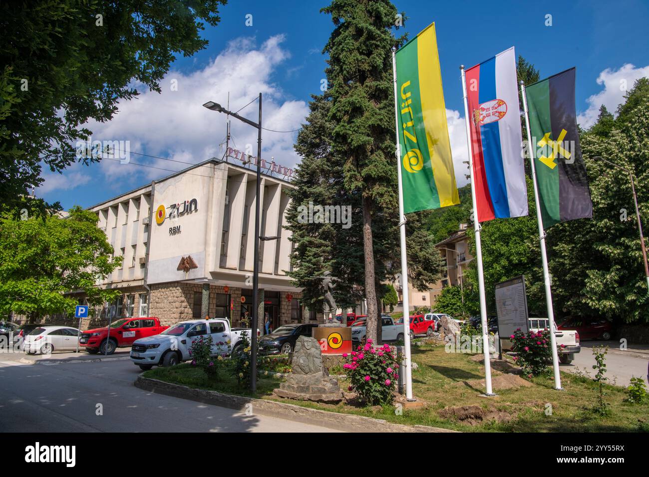 Headquarters of Zijin Bor copper mine and smelting complexOne of the ...