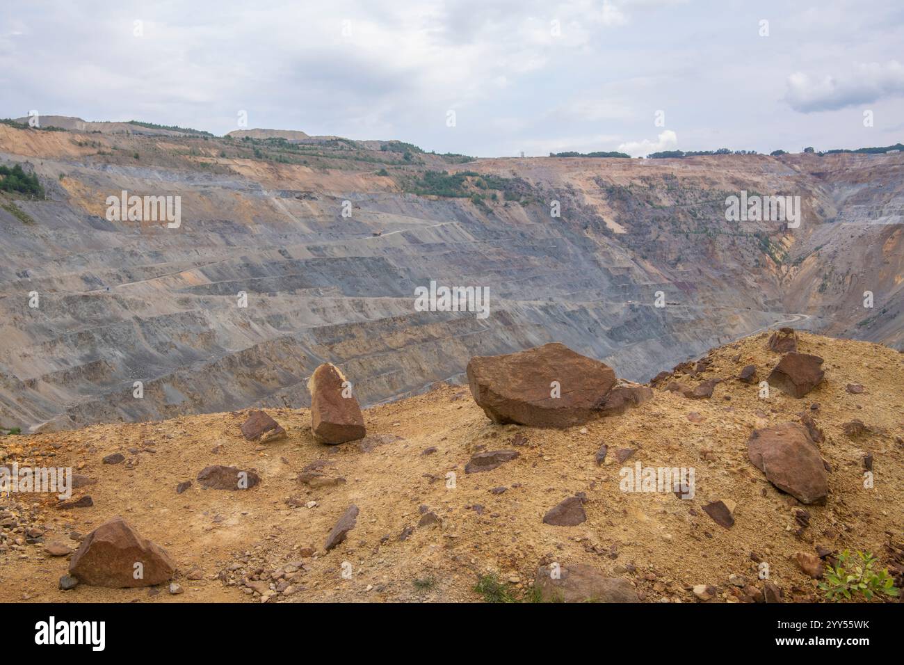 Mine copper Majdanpek, one of the largest copper mines in Serbia ...
