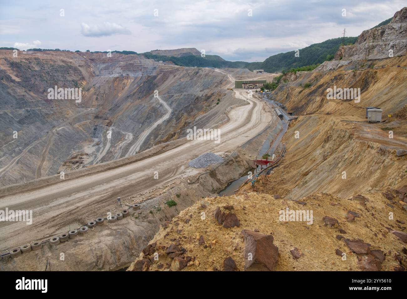 Mine copper Majdanpek, one of the largest copper mines in Serbia ...