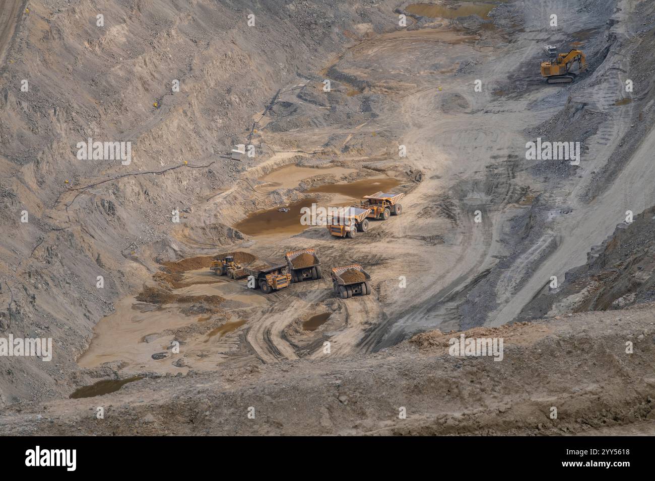 Mine copper Majdanpek, one of the largest copper mines in Serbia ...