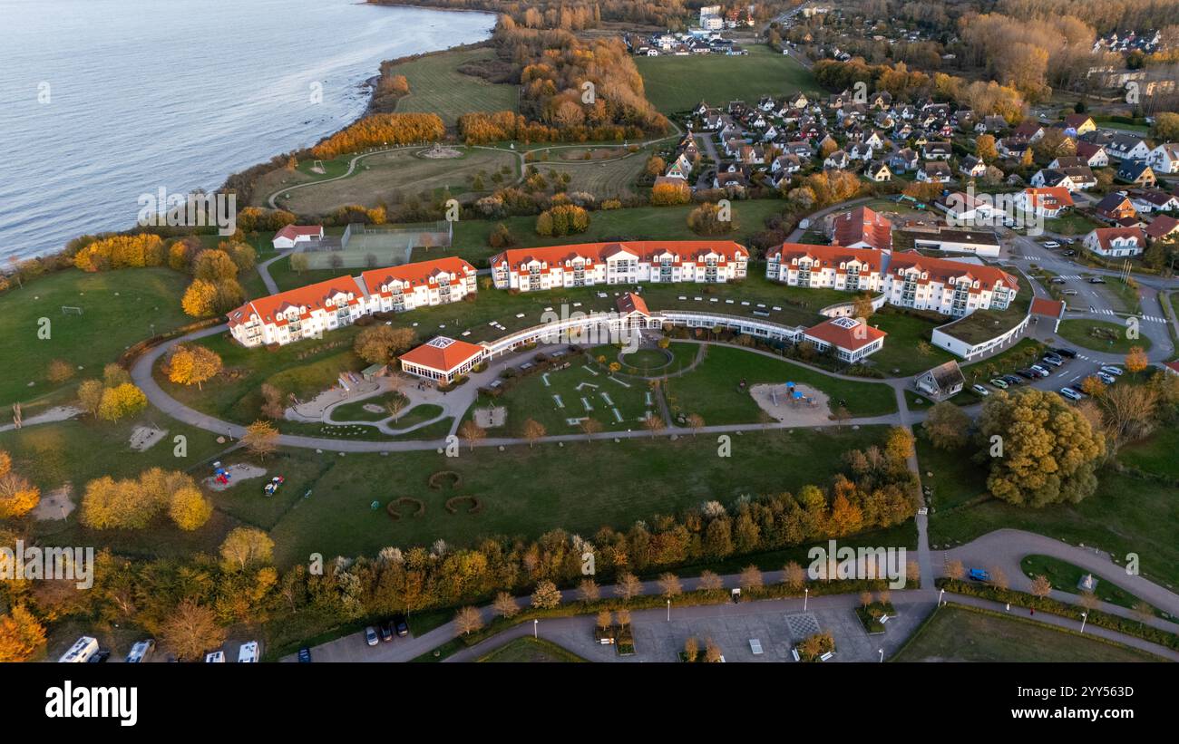 Aerial view of landmark in the island of Rugen Stock Photo - Alamy