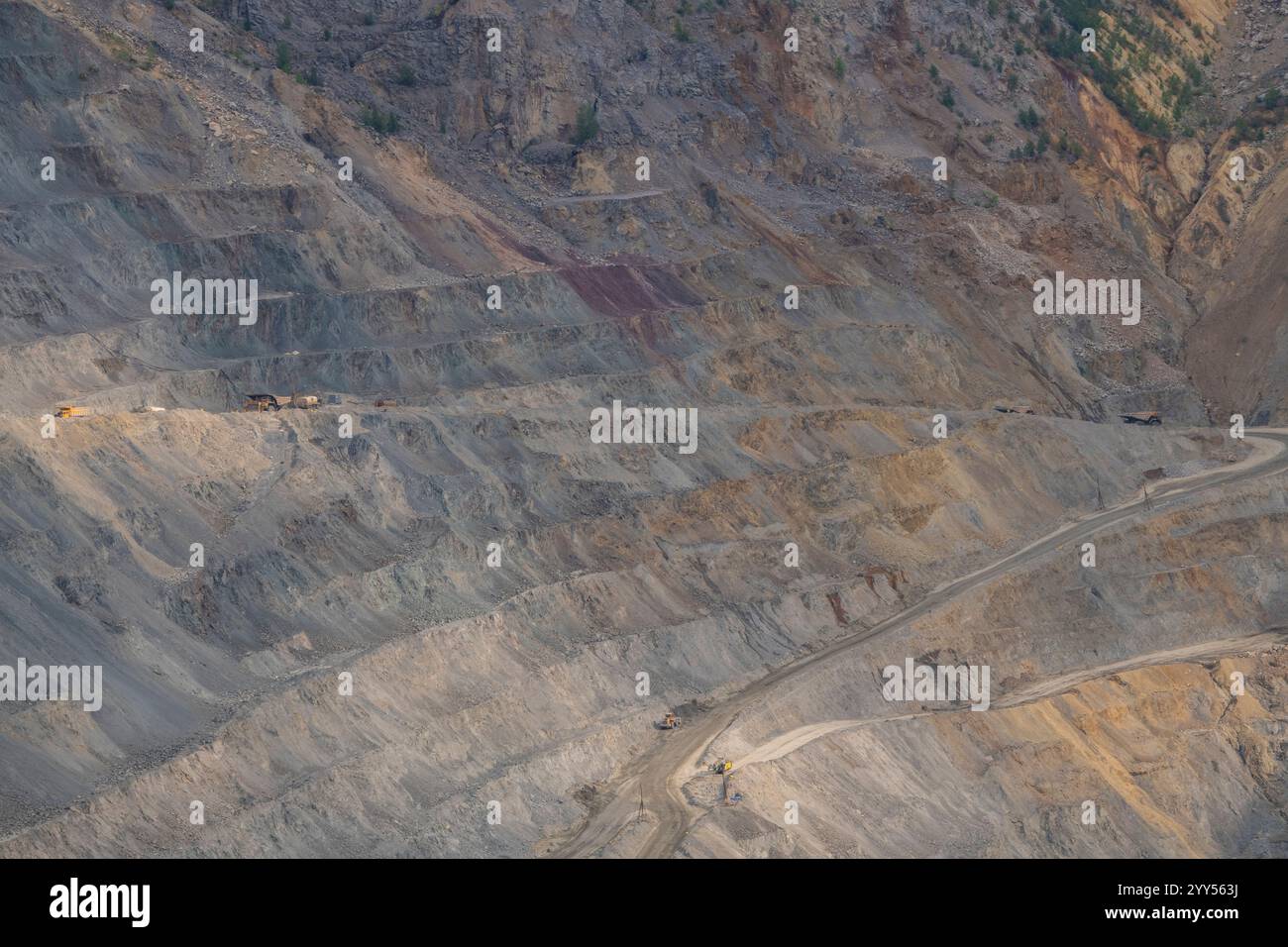 Mine copper Majdanpek, one of the largest copper mines in Serbia ...